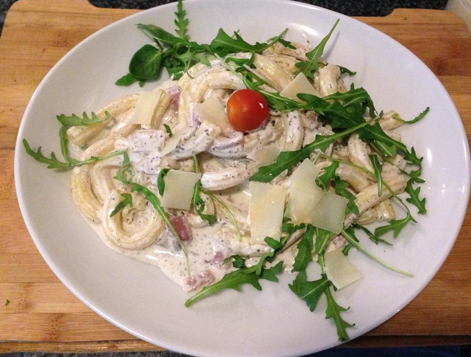 Penne creme de truffe restaurant italien la fossetta lille chicon choc ...
